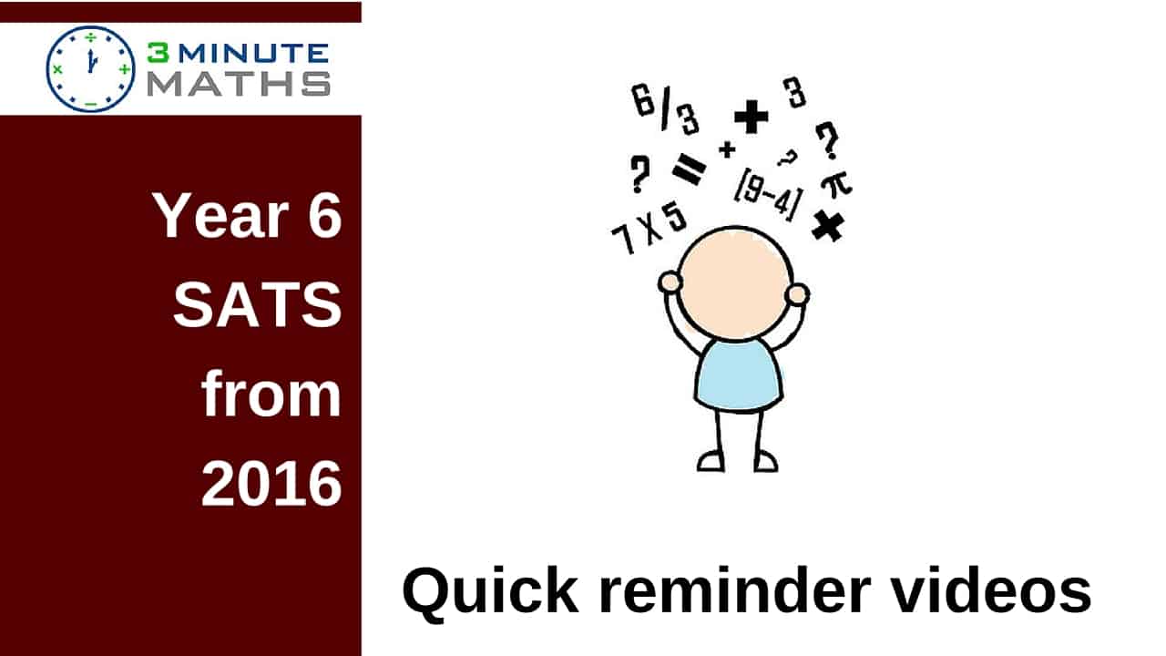 New Arithmetic Paper Year 6 SATS 2016