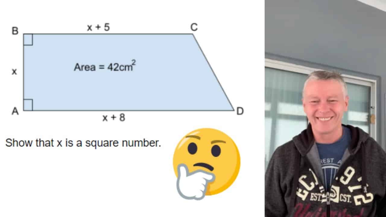 Finding X In A Trapezium Tough Question From A Student Finding X In A Trapezium Tough Question From A Student