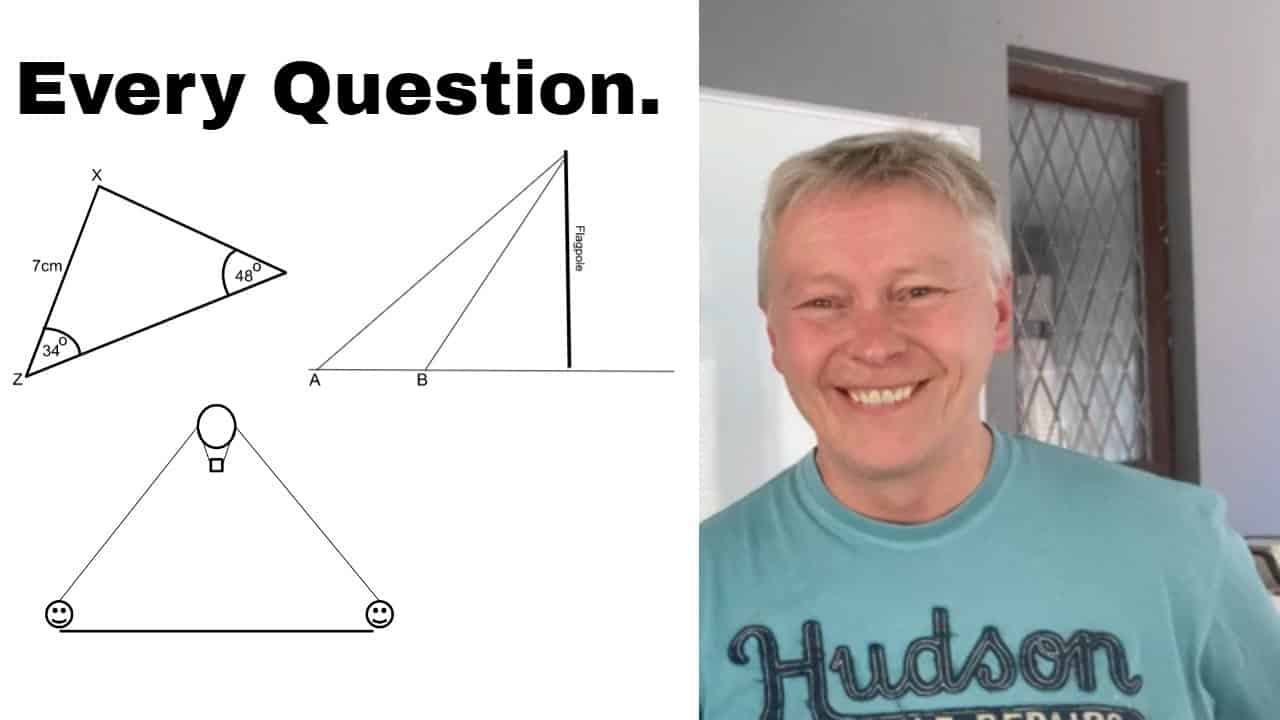 Sine Rule All The Questions Grade 7 GCSE Maths
